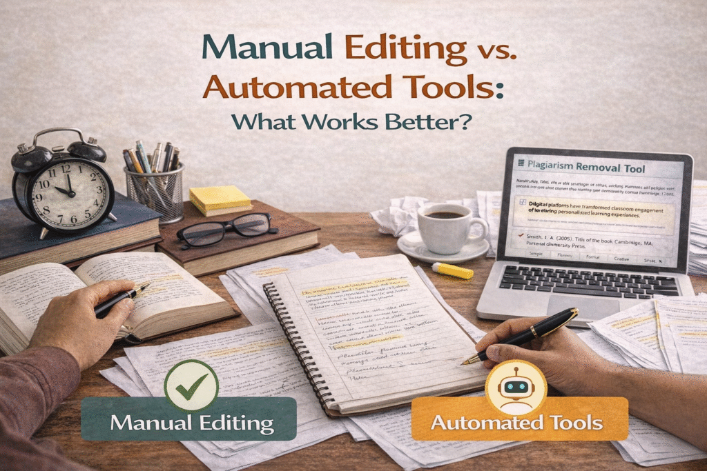 Manual Editing vs. Automated Tools: What Works Better?
